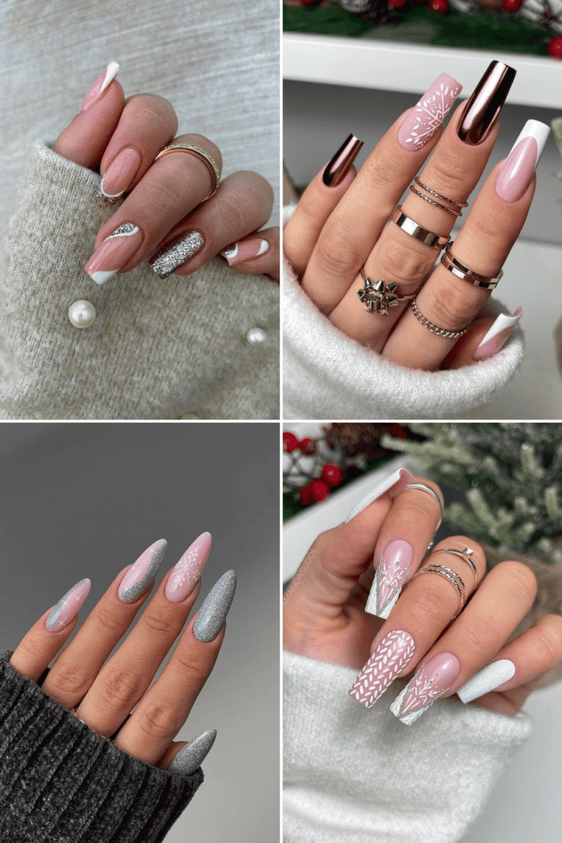 55 GORGEOUS WINTER NAIL DESIGNS TO COPY - Stylin by Sarita