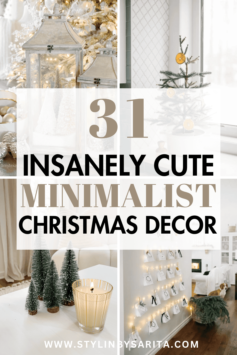 31 INDOOR MINIMALIST CHRISTMAS DECORATIONS - Stylin by Sarita
