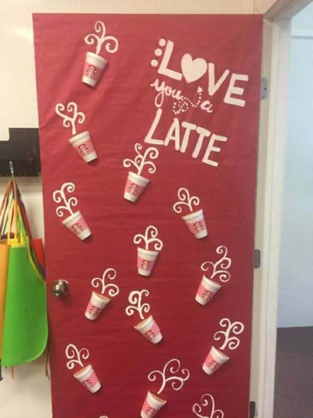 46 CREATIVE VALENTINE'S DAY DOOR DECORATIONS - Stylin by Sarita