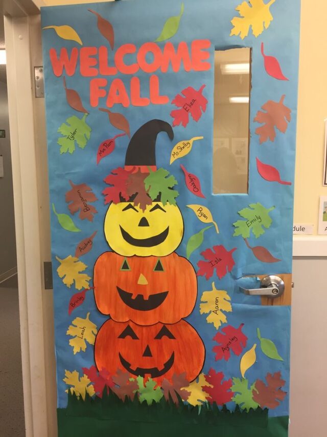 30 AMAZING FALL CLASSROOM DOOR DECORATIONS - Stylin by Sarita