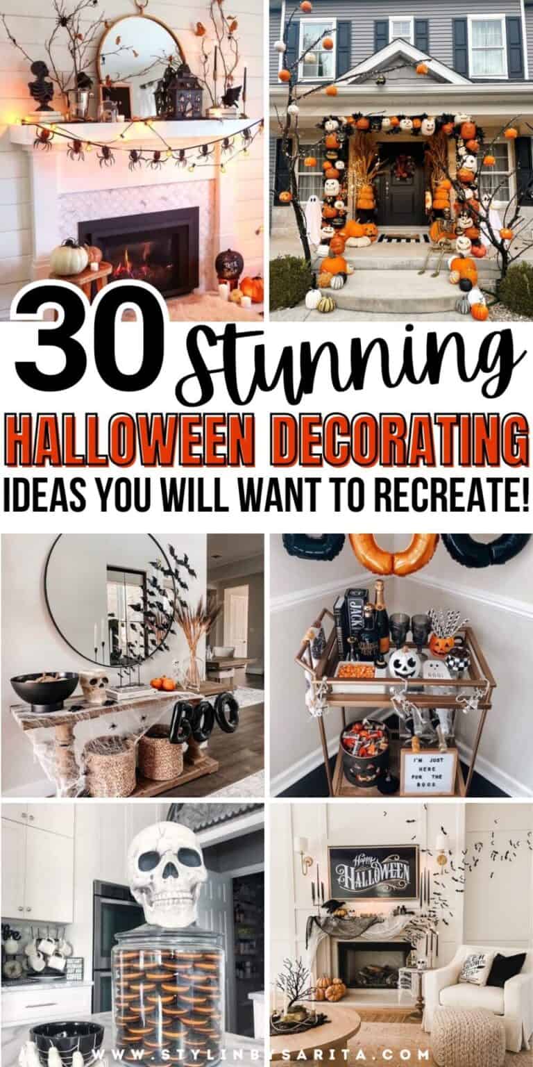30 INSANELY CUTE DIY HALLOWEEN DECORATING IDEAS - Stylin by Sarita