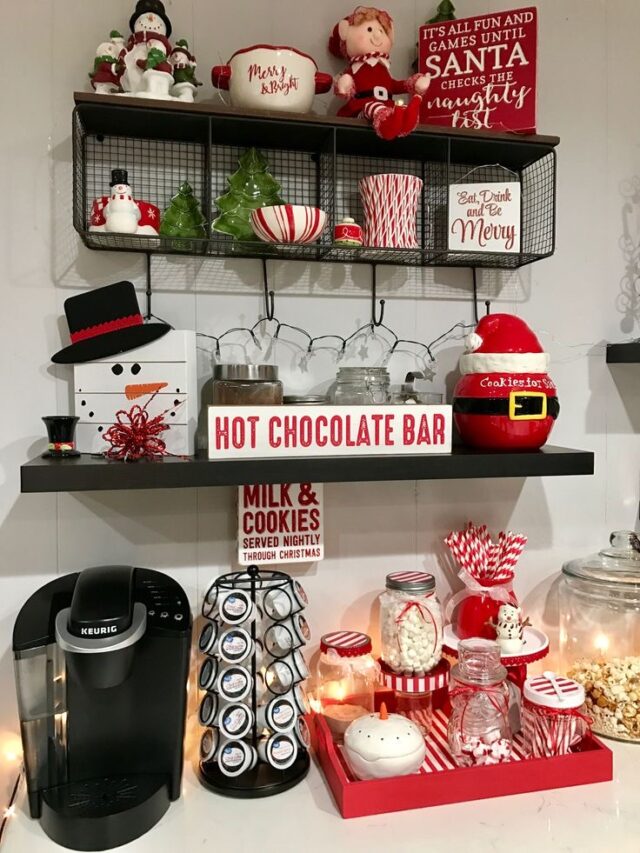31 ADORABLE CHRISTMAS HOT COCOA BAR IDEAS - Stylin by Sarita