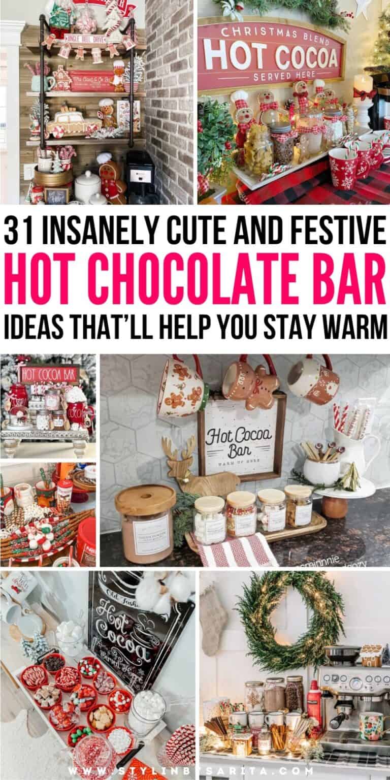 31 ADORABLE CHRISTMAS HOT COCOA BAR IDEAS - Stylin by Sarita