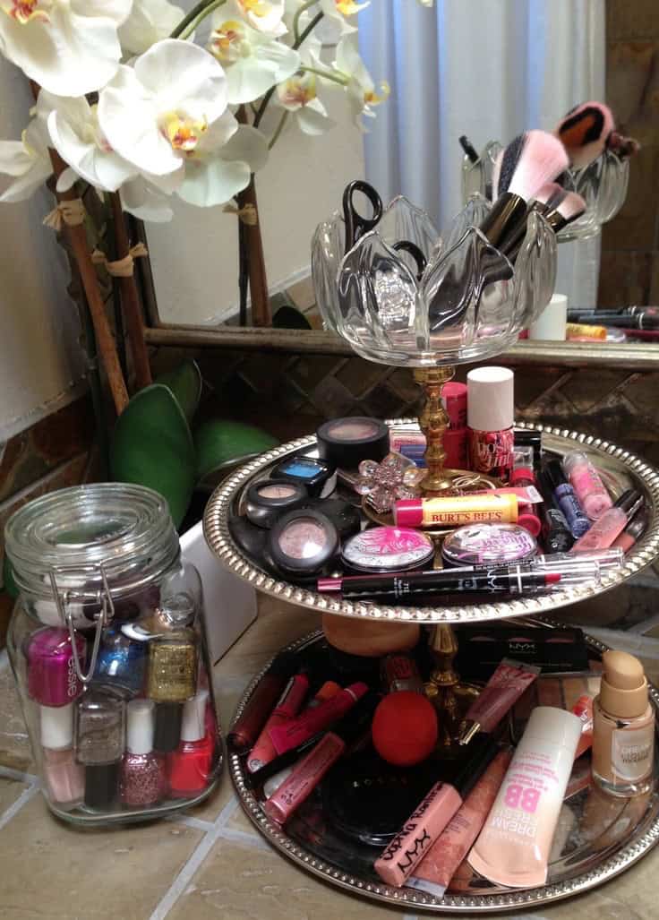 32 INSANELY CUTE MAKEUP ORGANIZATION IDEAS - Stylin by Sarita