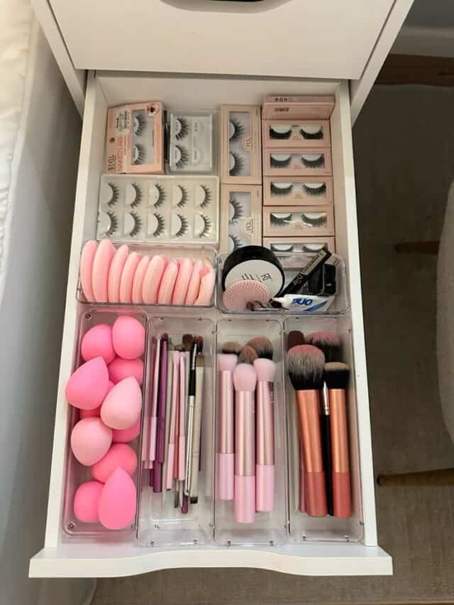 32 INSANELY CUTE MAKEUP ORGANIZATION IDEAS - Stylin by Sarita