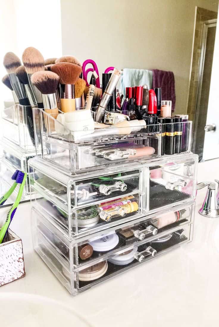 32 INSANELY CUTE MAKEUP ORGANIZATION IDEAS - Stylin by Sarita