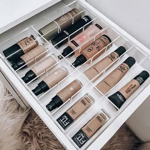 32 INSANELY CUTE MAKEUP ORGANIZATION IDEAS - Stylin by Sarita