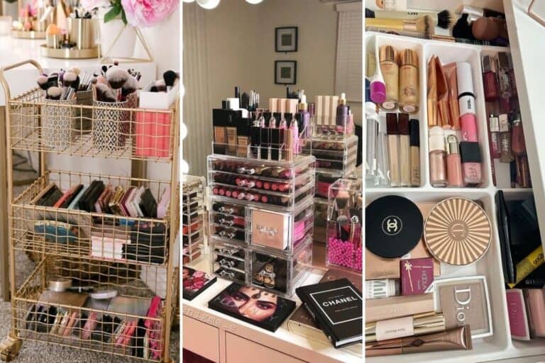 32 INSANELY CUTE MAKEUP ORGANIZATION IDEAS - Stylin by Sarita