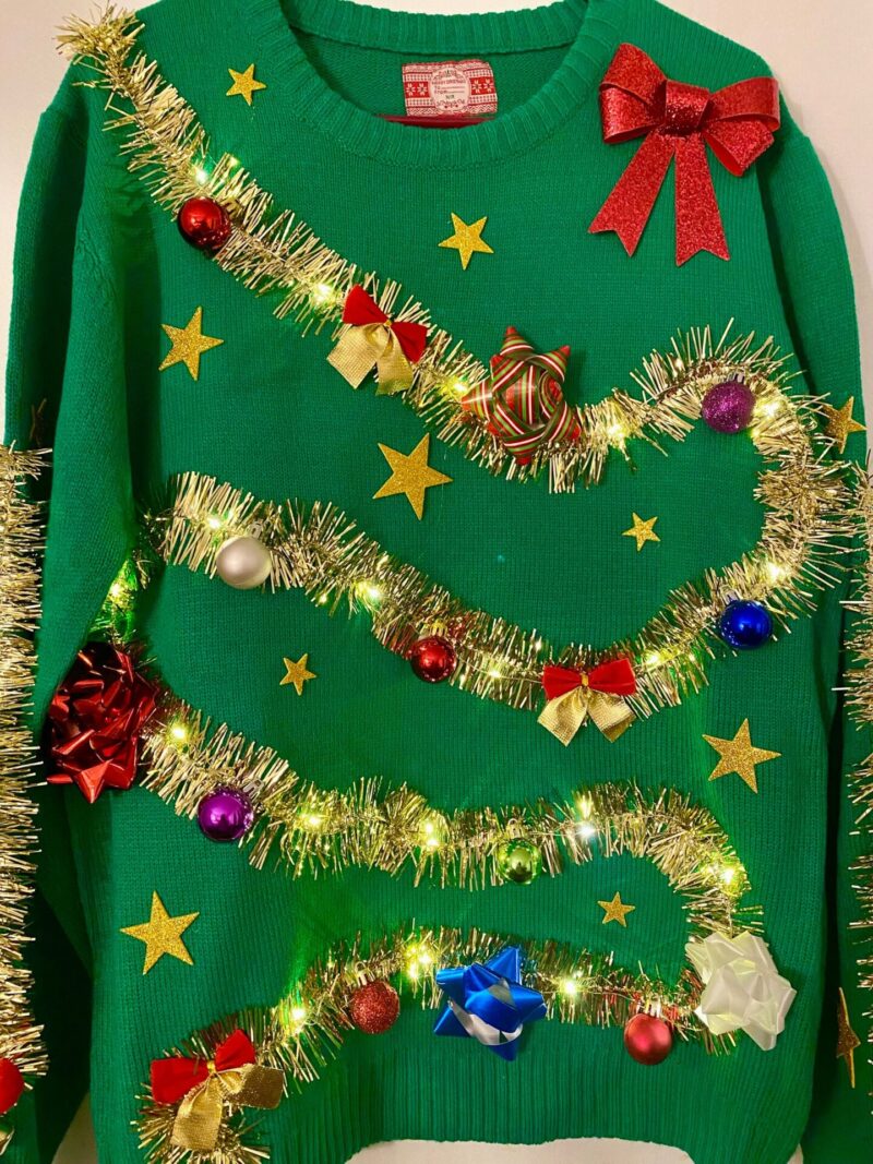 27 OF THE CUTEST DIY UGLY CHRISTMAS SWEATER IDEAS - Stylin by Sarita