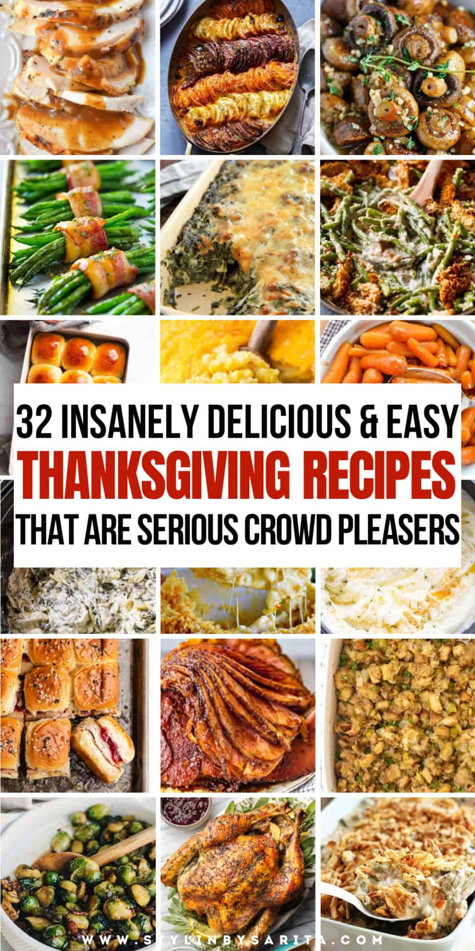 32 DELICIOUS THANKSGIVING RECIPES YOU'LL LOVE - Stylin by Sarita