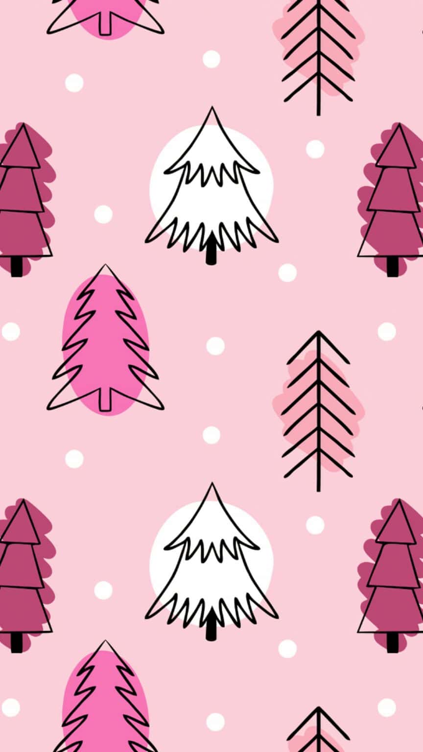 35 CUTEST PINK CHRISTMAS BACKGROUNDS YOU'LL LOVE - Stylin by Sarita