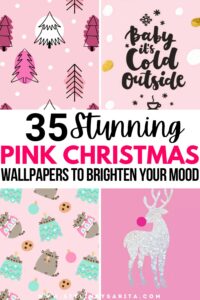 35 CUTEST PINK CHRISTMAS BACKGROUNDS YOU'LL LOVE - Stylin by Sarita
