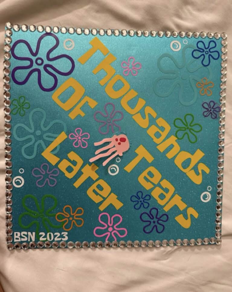 38 HILARIOUS SPONGEBOB GRADUATION CAP DESIGNS - Stylin by Sarita
