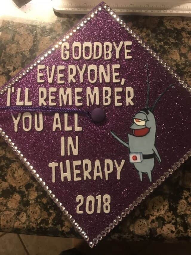 38 HILARIOUS SPONGEBOB GRADUATION CAP DESIGNS - Stylin by Sarita