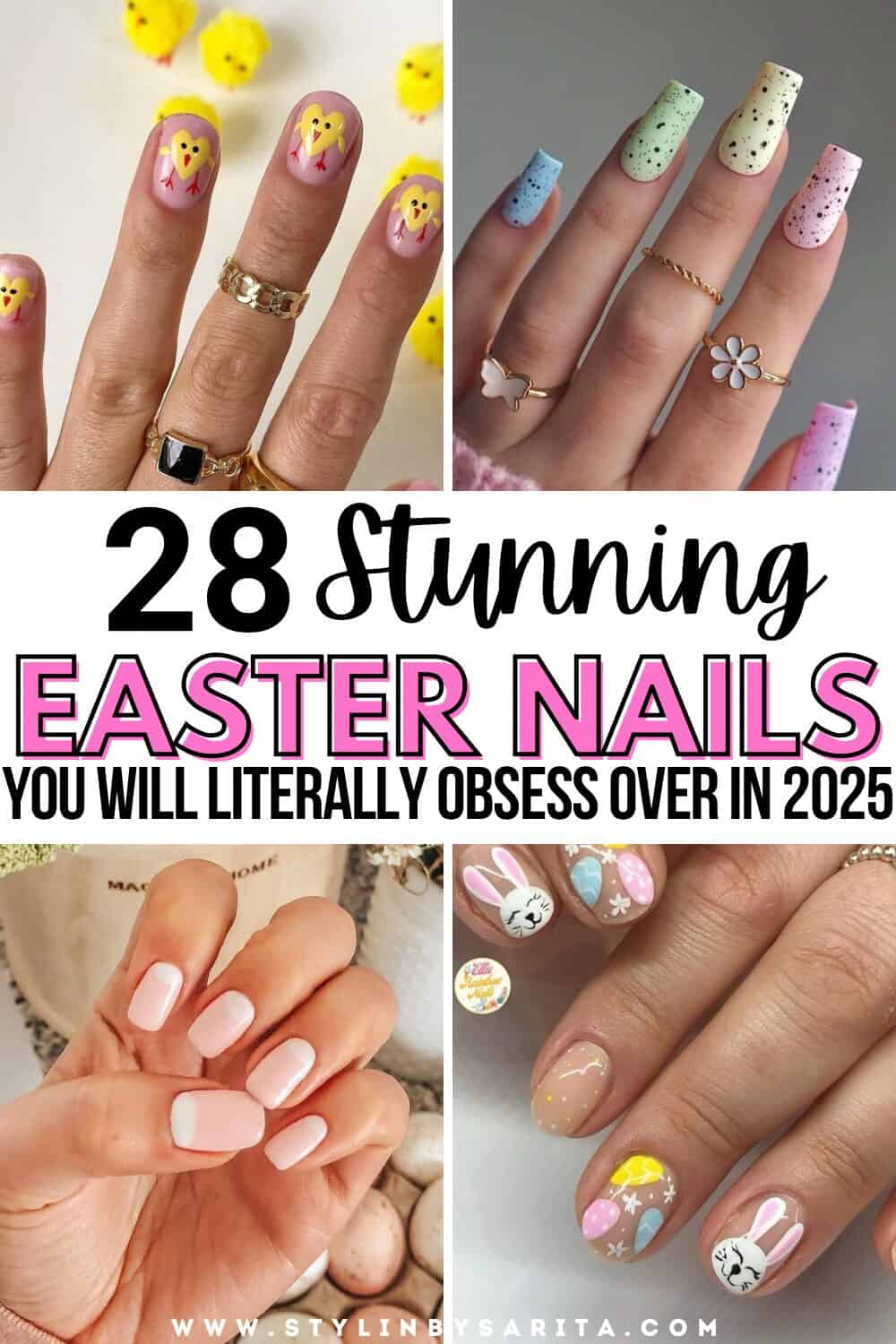 25+ STUNNING EASTER NAILS TO RECREATE - Stylin by Sarita