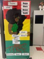 33 MEANINGFUL BLACK HISTORY MONTH DOOR DECORATIONS - Stylin by Sarita