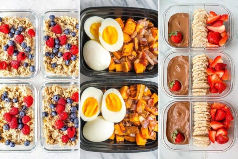 30 BREAKFAST MEAL PREP RECIPES FOR BUSY WEEKDAYS - Stylin by Sarita