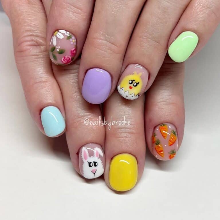 25+ STUNNING EASTER NAILS TO RECREATE - Stylin by Sarita