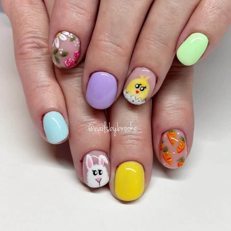 25+ STUNNING EASTER NAILS TO RECREATE - Stylin by Sarita