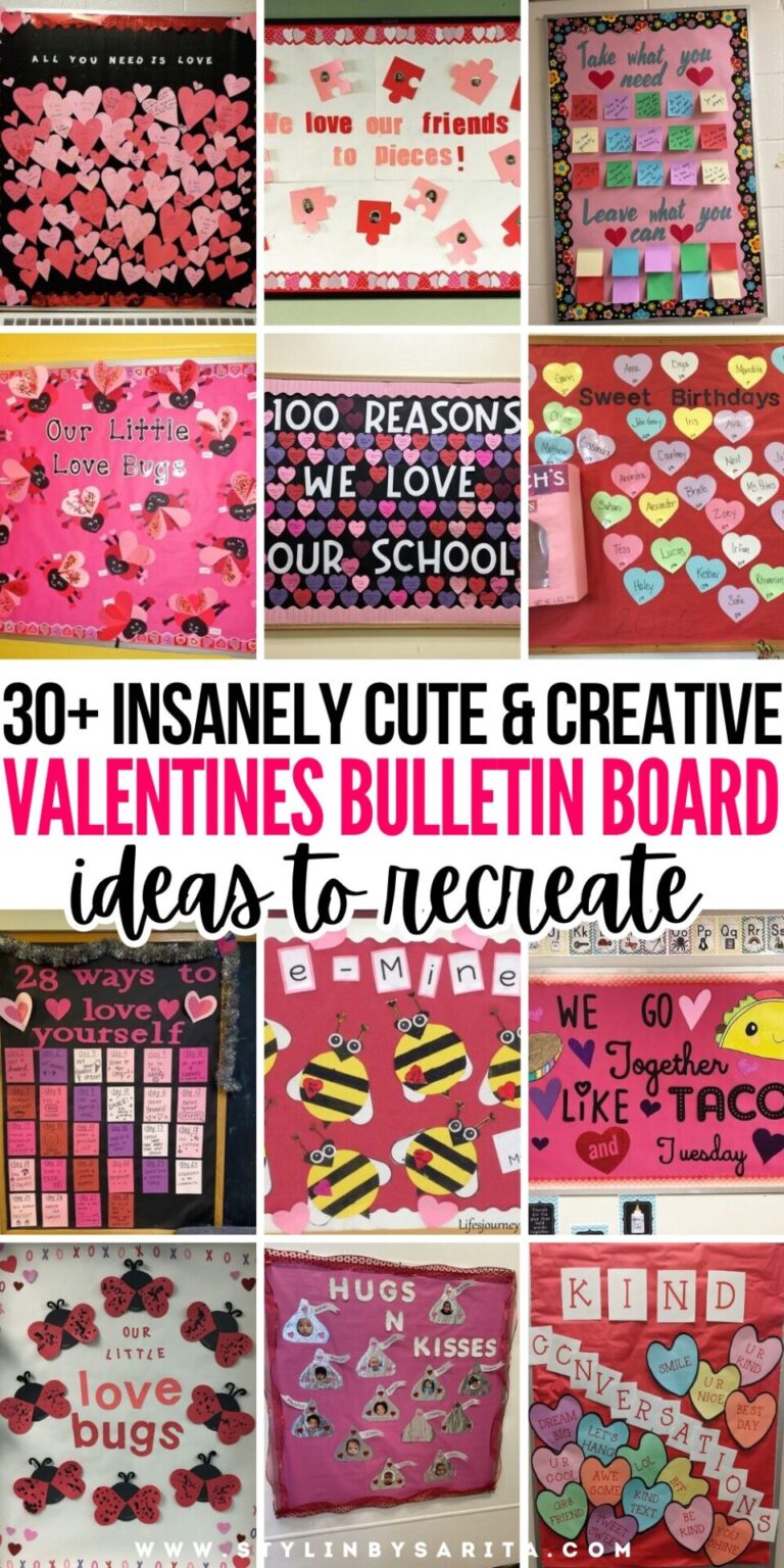 31 INSANELY ADORABLE VALENTINES BULLETIN BOARD IDEAS - Stylin by Sarita