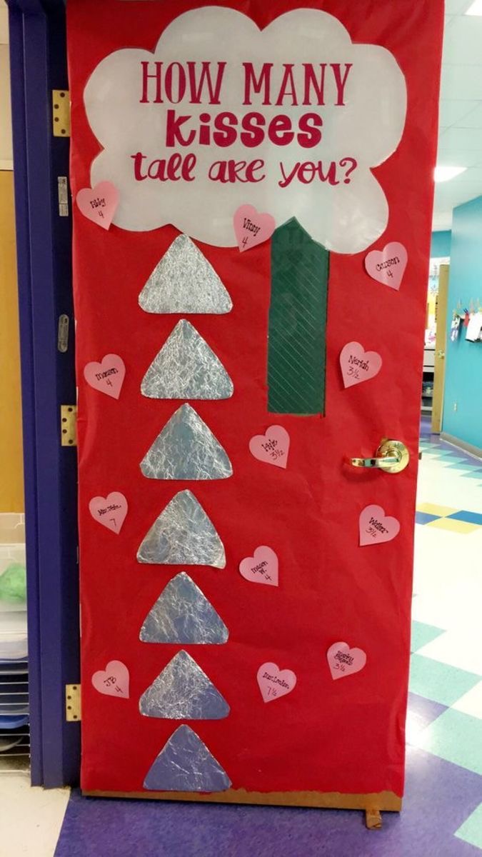 28 SUPER CUTE VALENTINES DOOR DECORATING IDEAS - Stylin by Sarita
