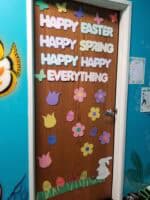 22 INSANELY CUTE EASTER DOOR DECORATIONS TO COPY - Stylin by Sarita