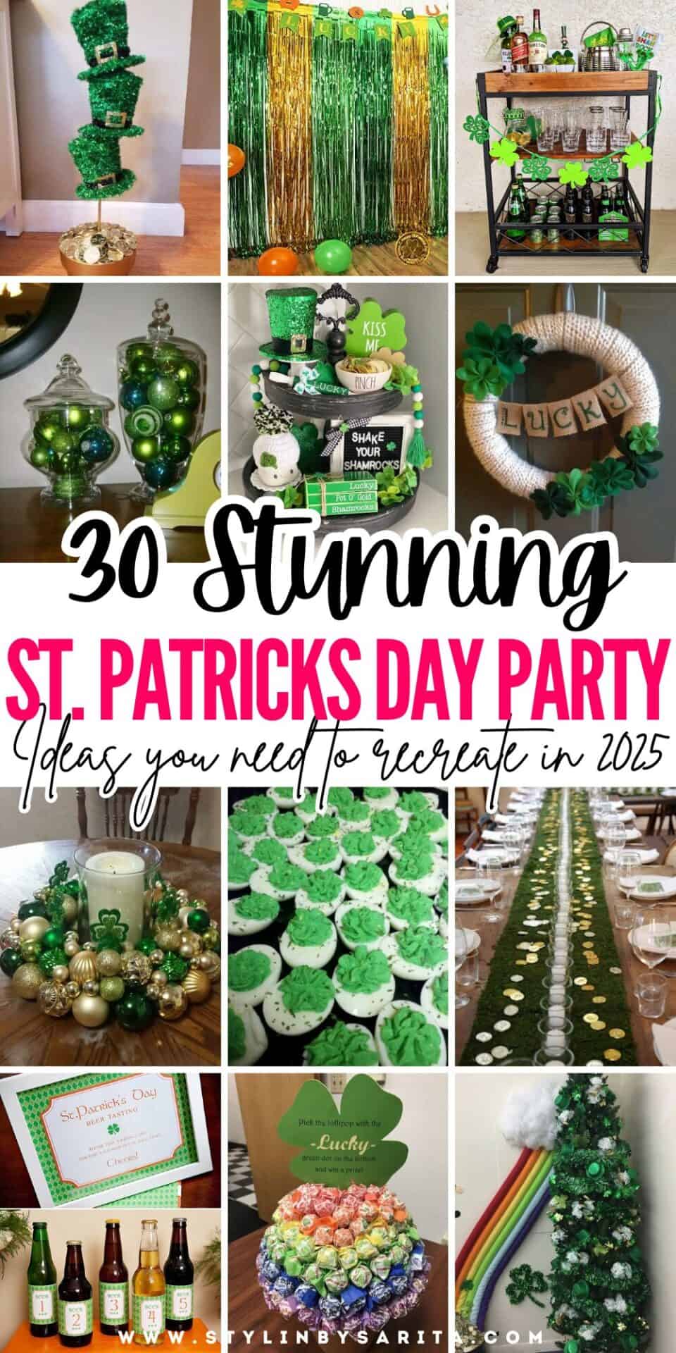 30 GORGEOUS ST. PATRICK'S DAY PARTY IDEAS - Stylin by Sarita