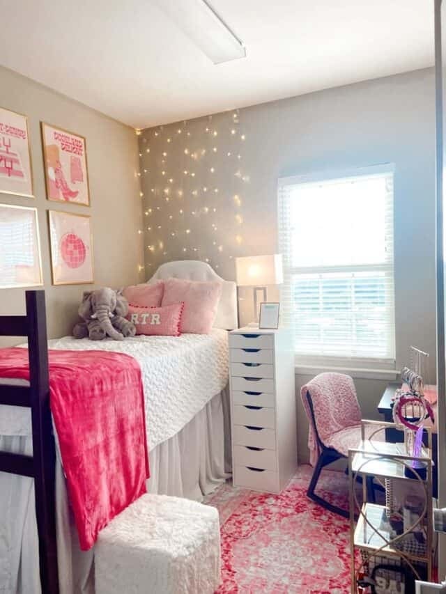 37 INSANELY CUTE AND CREATIVE DORM ROOM IDEAS - Stylin by Sarita