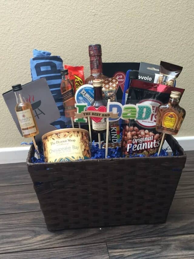 32 THOUGHTFUL FATHERS DAY GIFT BASKET IDEAS - Stylin by Sarita