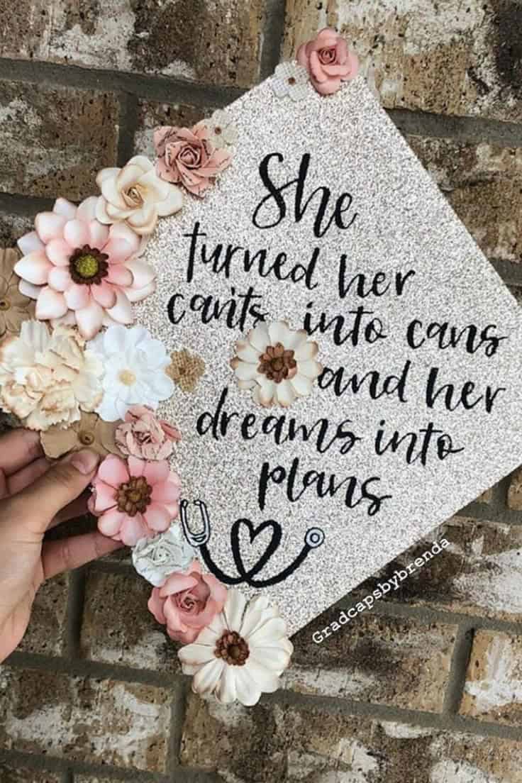 70+ INSANELY CUTE AND CREATIVE GRADUATION CAP IDEAS - Stylin by Sarita