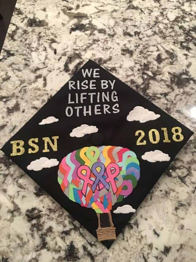 34 INSANELY CUTE NURSE GRADUATION CAP IDEAS - Stylin by Sarita