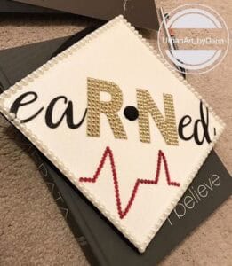 34 INSANELY CUTE NURSE GRADUATION CAP IDEAS - Stylin by Sarita