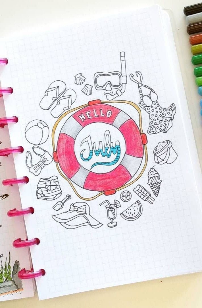 42 CUTEST BULLET JOURNAL IDEAS FOR JULY YOU'LL LOVE - Stylin by Sarita