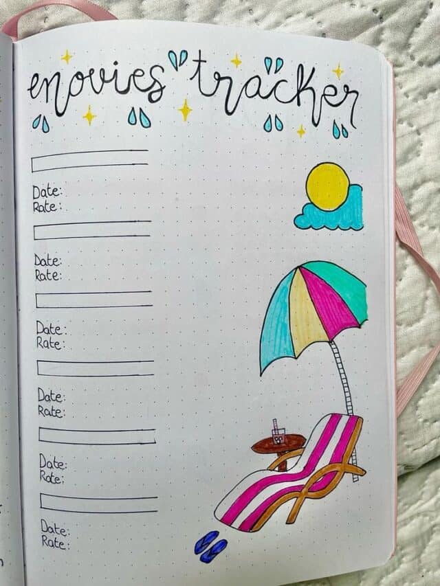 42 CUTEST BULLET JOURNAL IDEAS FOR JULY YOU'LL LOVE - Stylin by Sarita