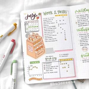 42 CUTEST BULLET JOURNAL IDEAS FOR JULY YOU'LL LOVE - Stylin by Sarita