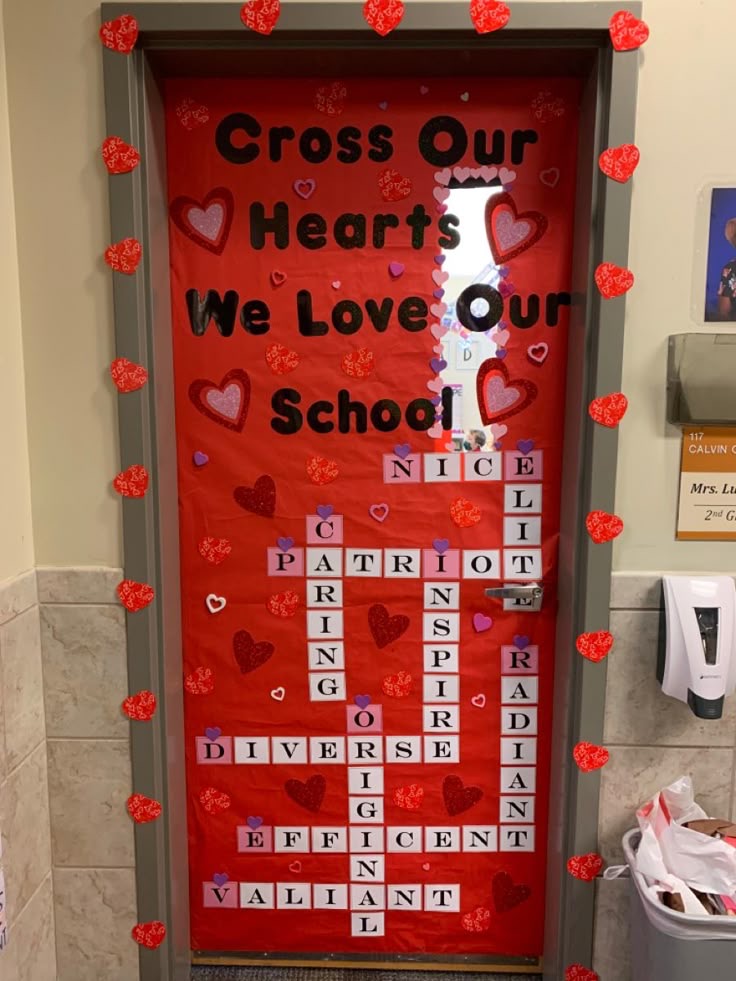 42 VALENTINES DAY CLASSROOM DOOR DECORATIONS - Stylin by Sarita