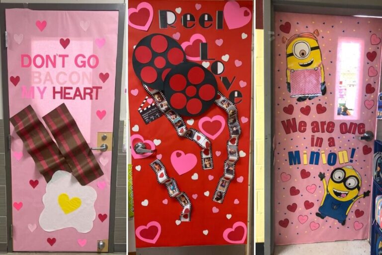 42 VALENTINES DAY CLASSROOM DOOR DECORATIONS - Stylin by Sarita