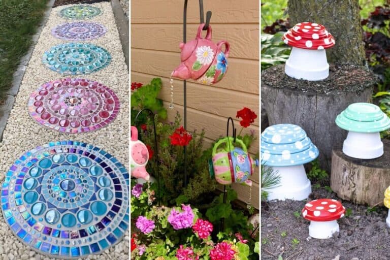 48 INSANELY CUTE & CREATIVE DIY GARDEN ART IDEAS - Stylin by Sarita