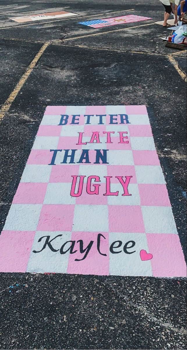 43 INSANELY CUTE SENIOR PARKING SPACE IDEAS - Stylin by Sarita
